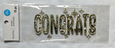 Congrats Scrapbooking Stickers by Recollections Wedding Graduation | eBay