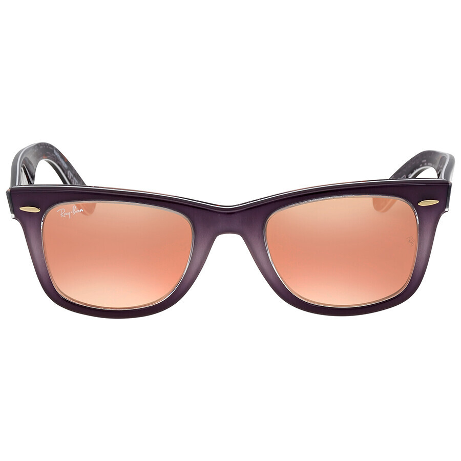 Ray Ban Sun Classic Wayfarer RB 2140 1201/Z2 Black Multicolor Copper ...