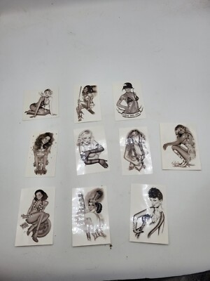 Vending Machine Temporary Tattoos Pin Up Girls Set Lot 2006 Vendynamics ...