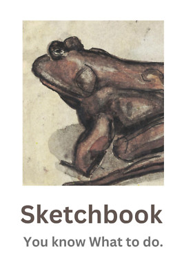 Toad Sketchbook: Sketchbook with Toad Cover, 120 Blank Pages to Draw On ...