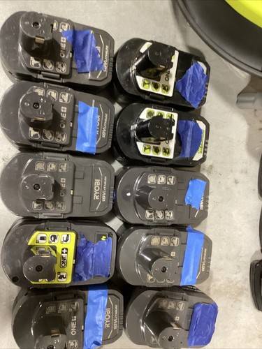 LOT OF 10 BROKEN RYOBI 4.0Ah 18V Battery PBP005 LITHIUM-Ion ONE+ OEM | eBay
