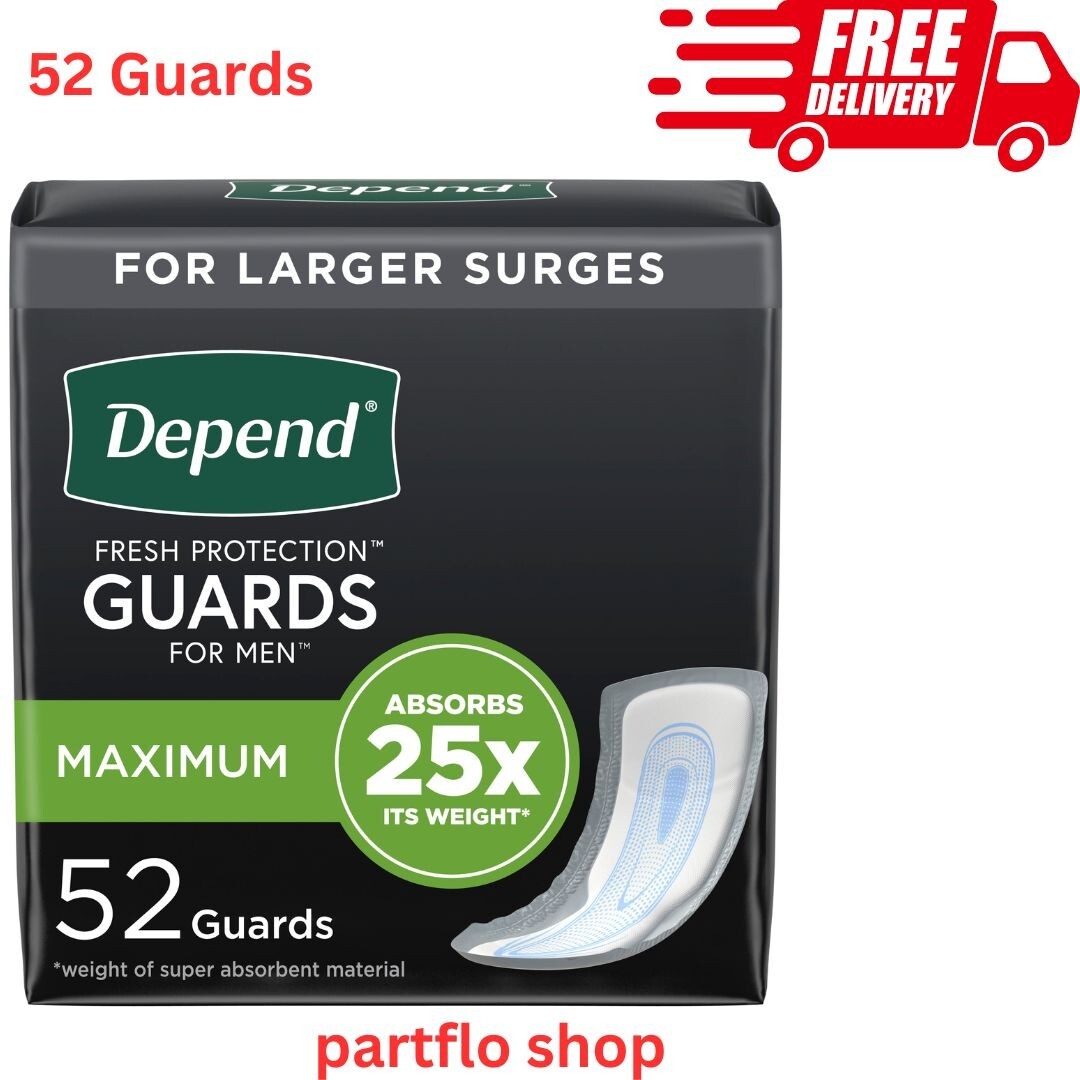 Depend Incontinence Guards for Men/Bladder Control Pads for Men ...