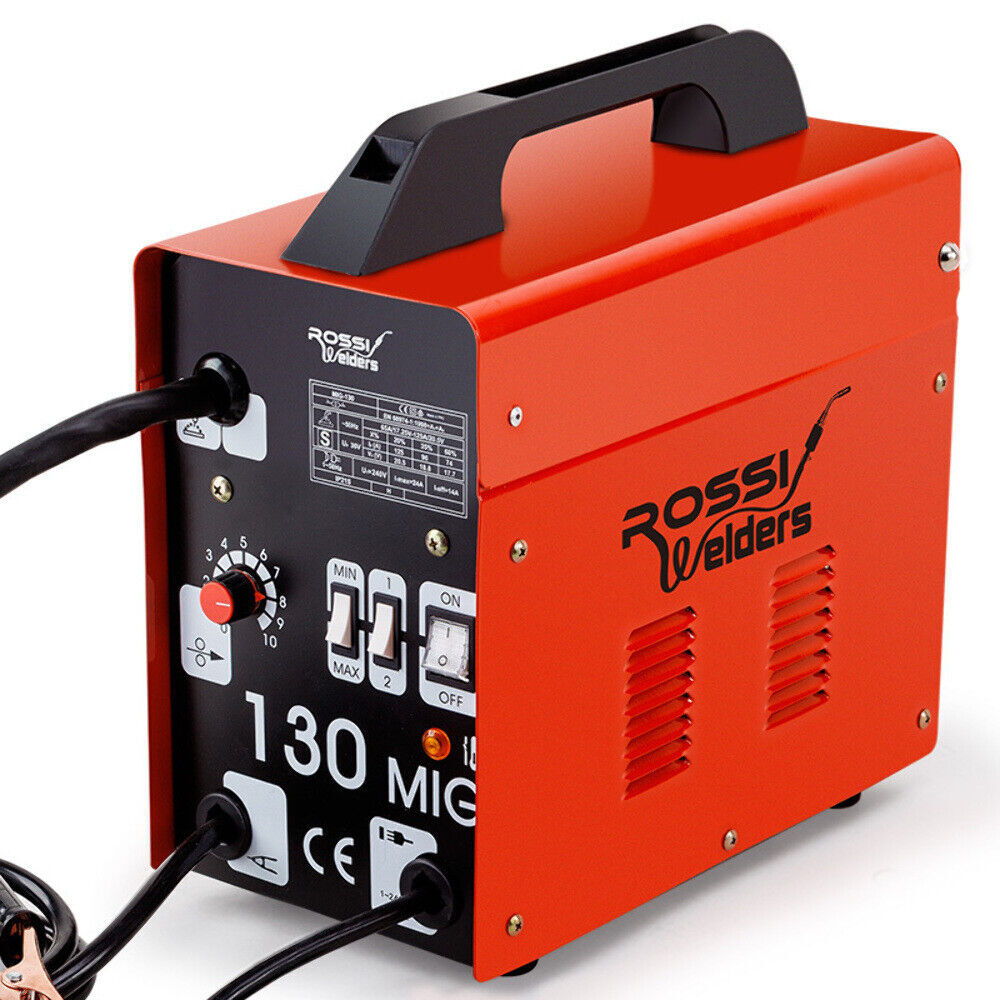 ROSSI WLDMIGROSA130 130Amp MIG Gas Gasless Welder Metal Inert Welding ...