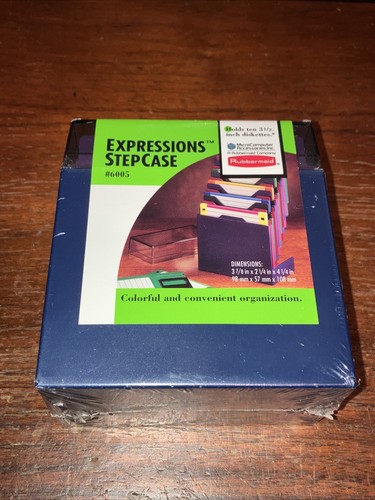 Rubbermaid Expressions Stepcase - 14062 - 3.5 inch Diskette - New Pkg ...