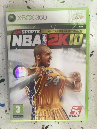 NBA 2K10 Game Xbox 360 Spanish Kobe Bryant 2K Sports AM | eBay
