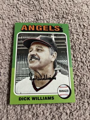 2024 Topps Heritage 134 Dick Williams California Angels manager HOF ...