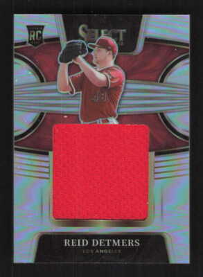 Reid Detmers 2022 Panini Select Rookie Jumbo Swatch Holo #/250 #RJS-RD ...