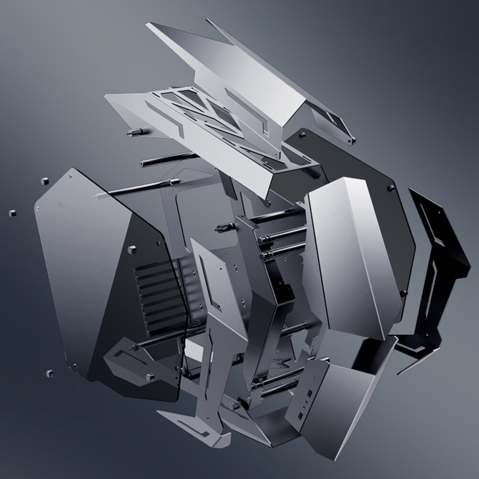 Mech Warrior Computer Game Chassis XL-ATX ARGB Aluminum-Magnesium Alloy ...