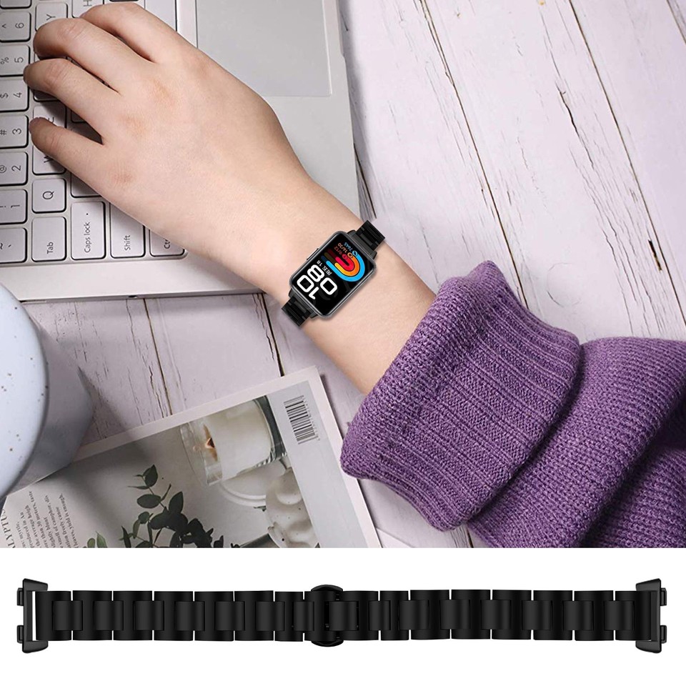 For Huawei Band 8/8NFC 9/9 NFC/10/10NFC Stainless Steel Metal Strap Watch Band | eBay