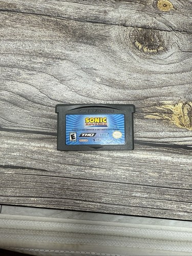 Sonic Advance Nintendo Game Boy Advance GBA THQ Sega Authentic Cart ...