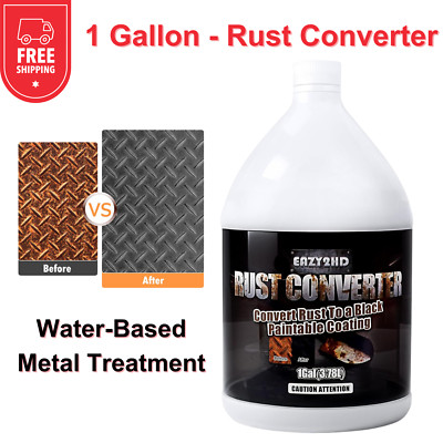 1 Gallon Rust Converter, Water-Based Metal Treatment, Stops Rust And ...