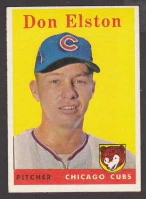 1958 TOPPS BASEBALL # 363 DON ELSTON INV J2080 | eBay