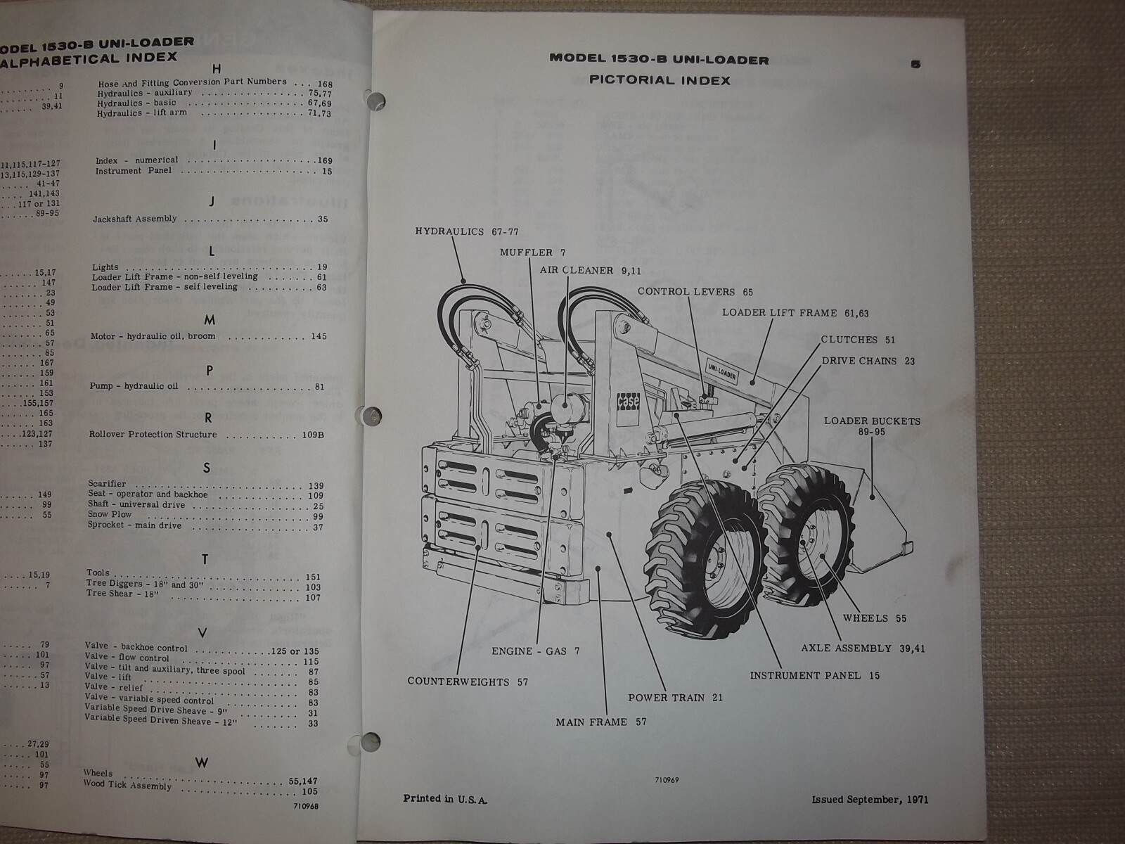 CASE 1530B UNI-LOADER SKID STEER LOADER PARTS BOOK MANUAL CATALOG | eBay