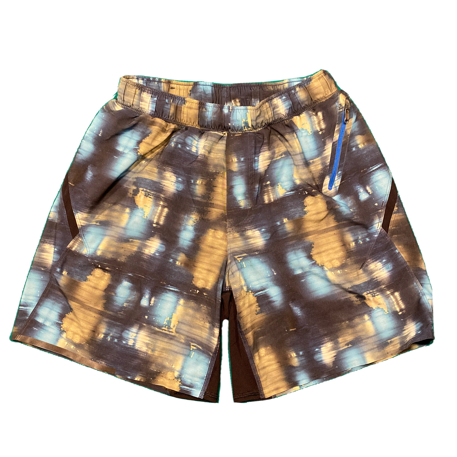 Lululemon Blue Watercolor Print Lined Activewear Pace… - Gem