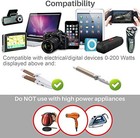 FOVAL Power Step Down 220V to 110V Travel Voltage Converter ...