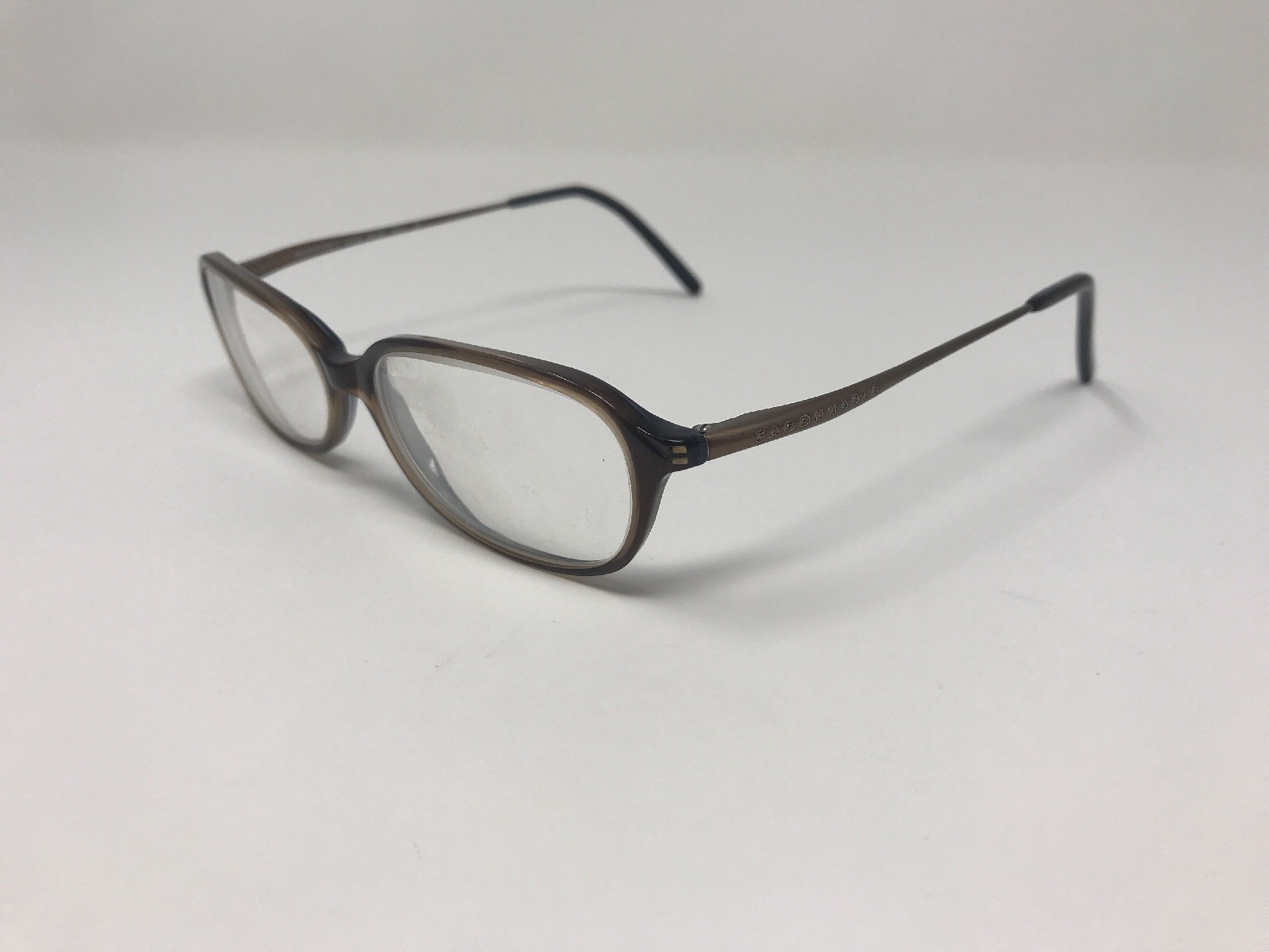 FACONNABLE EYEGLASSES VINTAGE ITALY FA 919 394 49-13 Brown Bronze U655 ...