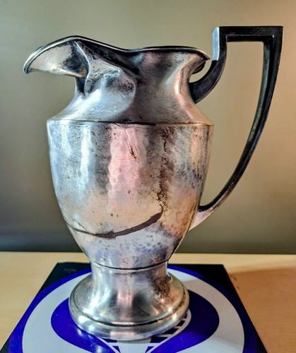 VINTAGE APOLLO EPNS BERNARD RICE & SONS INC SILVER WATER PITCHER | eBay