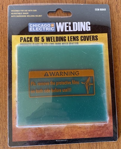 Chicago Electric Welding Lens Covers (5 Pack) Unopened/Sealed | eBay