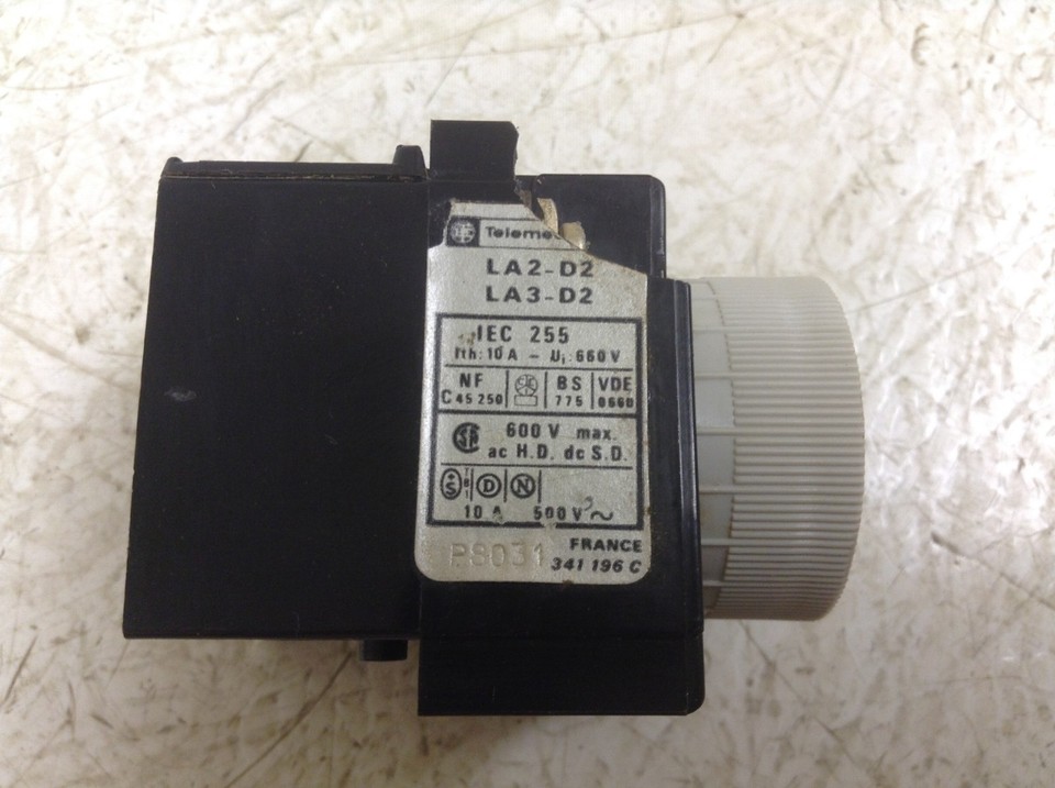 Schneider Telemecanique LA2-D22 Time Delay Block 0.1-30 s LA2-D2 | eBay