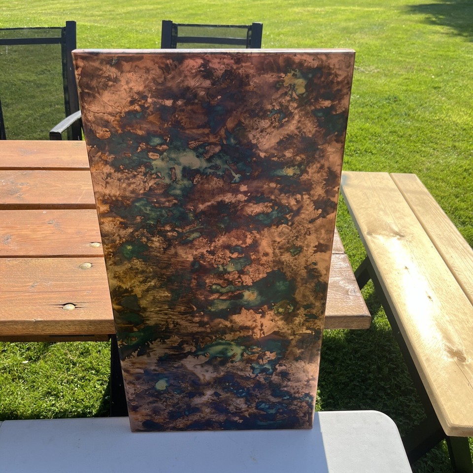 Fabulous Vertical Distressed Copper Designer Radiator 405/805mm 1000btu ...