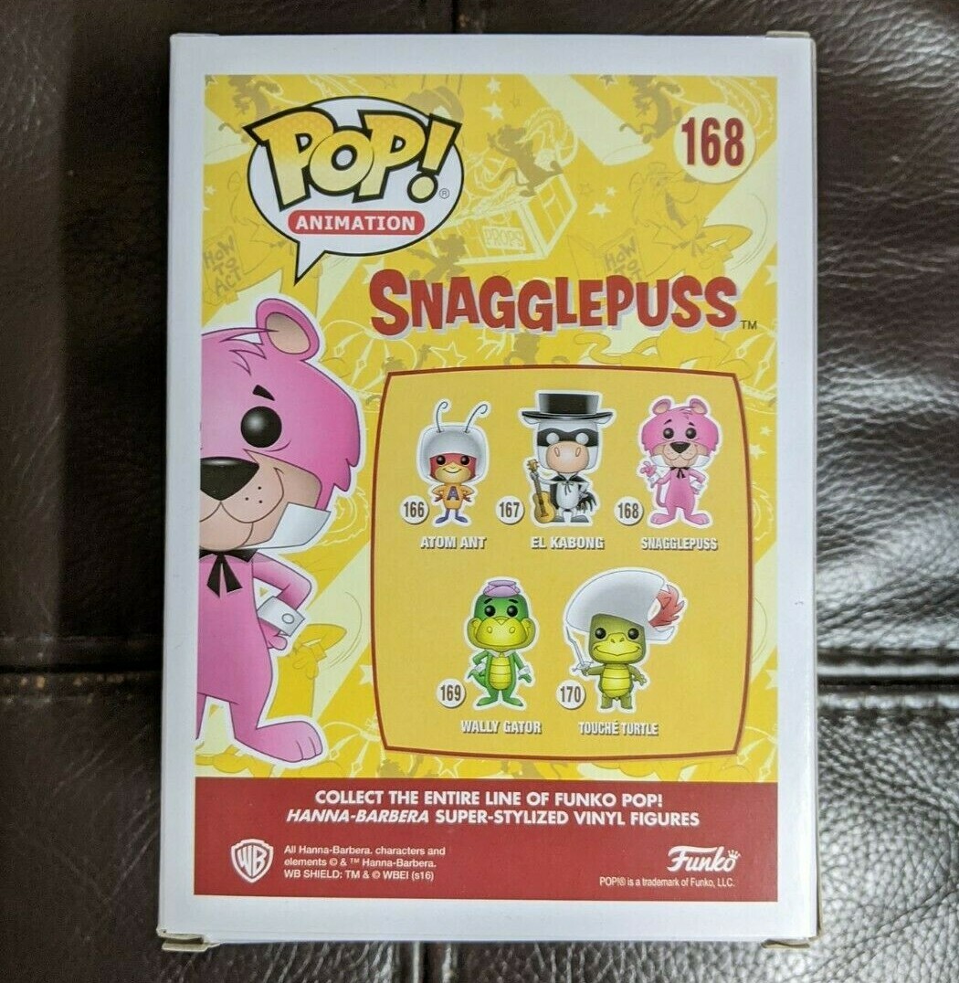 FUNKO POP Hanna Barbera 168 SNAGGLEPUSS Limited Edition CHASE GLOW IN ...