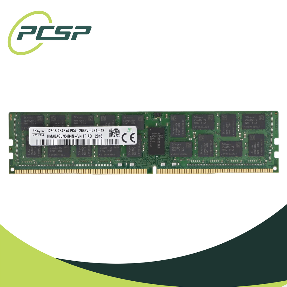SK Hynix 128GB DDR4 2S4Rx4 PC4-2666V ECC Reg Server Memory ...