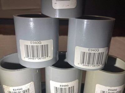 Carlon E940G 1-1/4" PVC Conduit Coupling 375 Fitting Schedule 40 (Qty ...