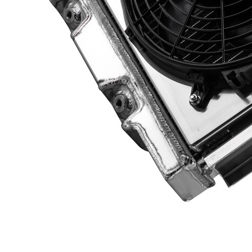 407 3-Row Radiator+Shroud Fan For 1963-74 AMC Javelin AMX Rambler V8 ...