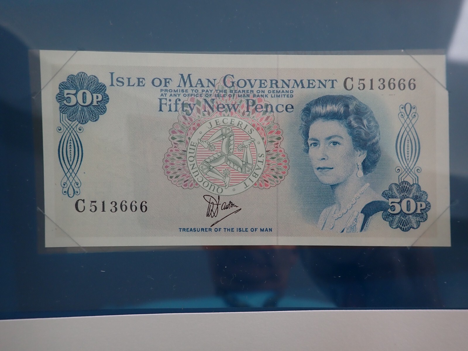 1979 Isle of Man Government Fifty New Pence Note - GEM CRISP ...