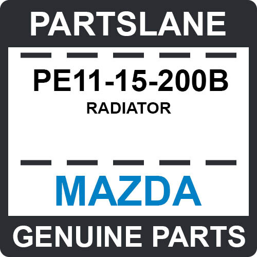 PE11-15-200B Mazda OEM Genuine RADIATOR | eBay