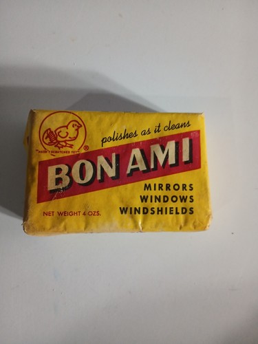Vintage 1940’s Bon Ami Soap Cake Bar Soap 4oz Mirrors Windows ...