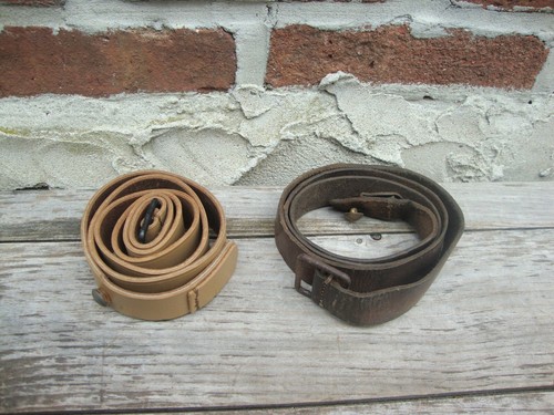 Lot Of Two Original French Leather Slings For French MAS 36 Lebel And ...