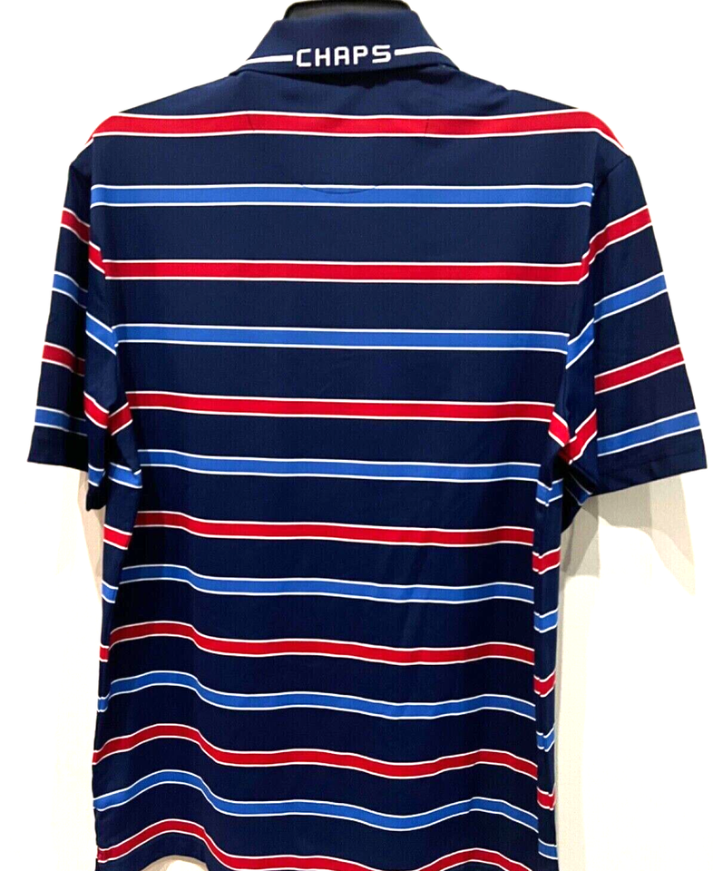🆕CHAPS GOLF POLO DP ATLANTI TOP QUALITY STRIPED Men's Size : SMALL NWT ...
