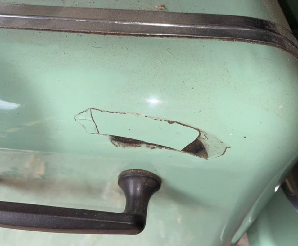 Vintage 1930's Era Electrochef Mint Green and White Detroit Michigan ...