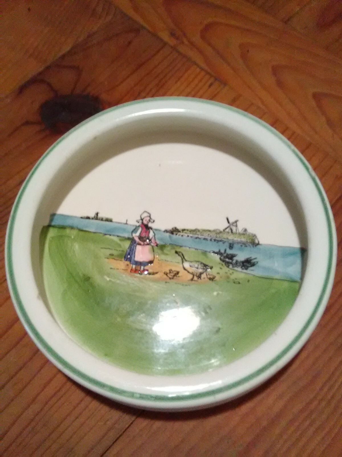 Vintage G S Zell German Pottery 7 1/2" Baby Plate? | eBay