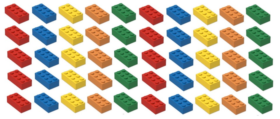 ☀️50 X LEGO 2x4 BRICKS MIX LEGOS ALL COLORS HUGE BULK LOT PARTS PIECES ...