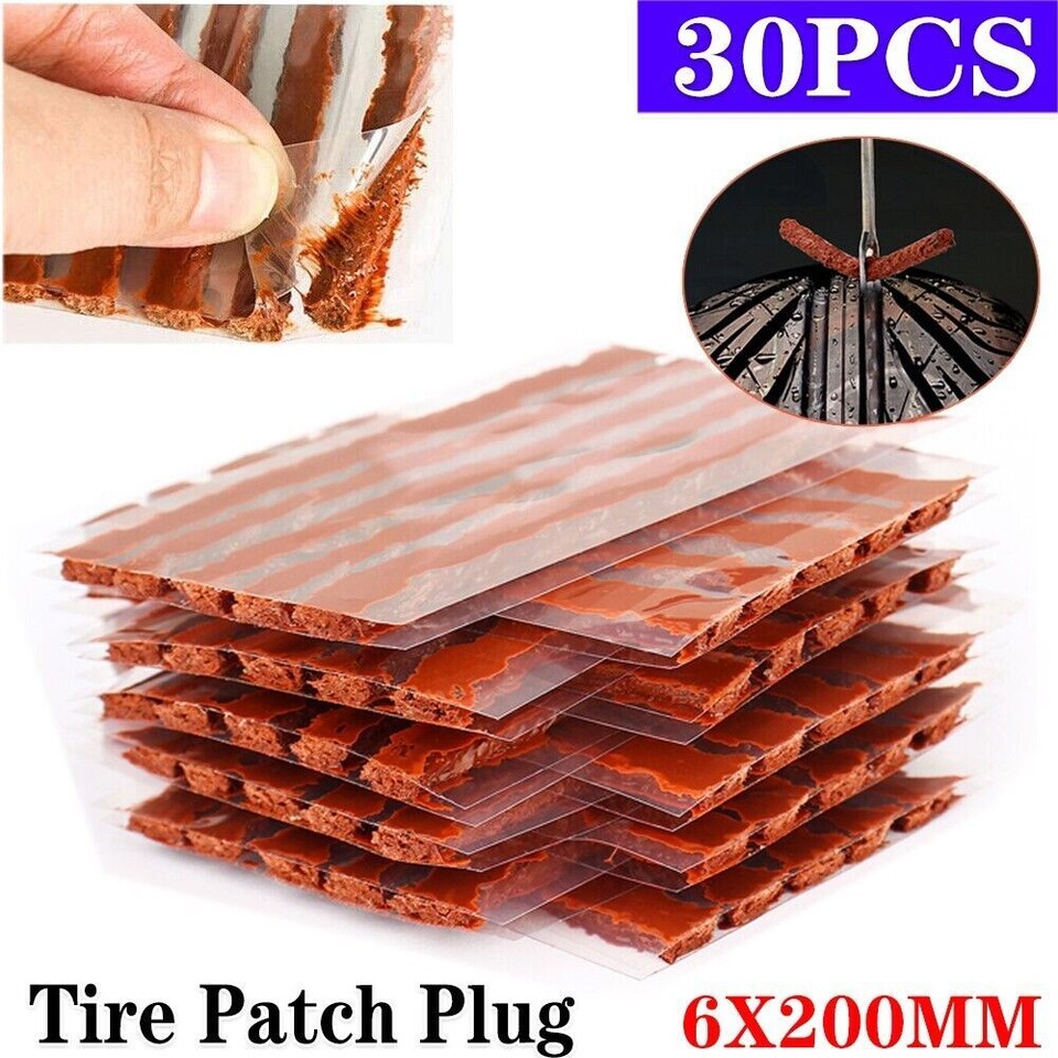 30Pcs plugs Truck Tire Plugs Tire Repair brown, 8" X 1/4" Tubeless ...