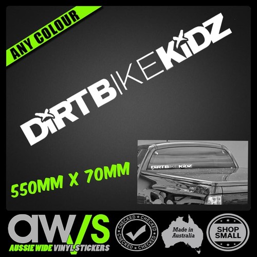 DIRT BIKE KIDZ Sticker Decal 550mm x 70 / FOR Motocross LKI Car MX DBK ...