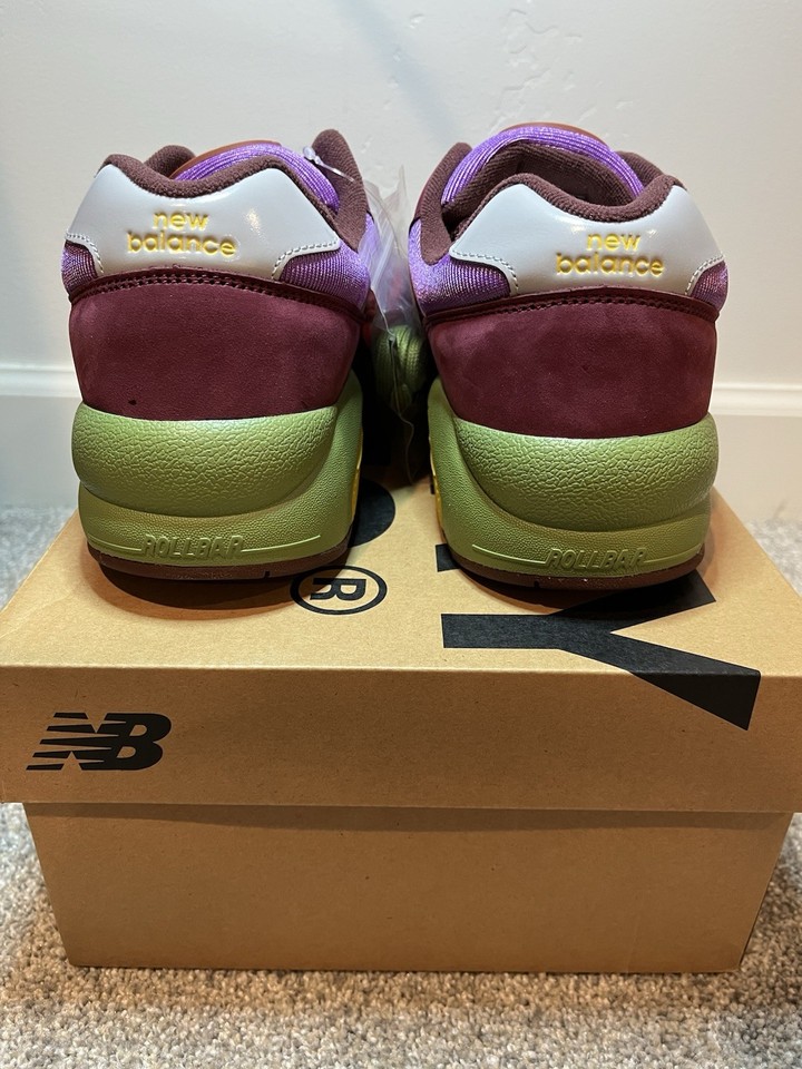 New Balance 580 x Stray Rats “Tribute To 2007” Burgundy Size 13 ...