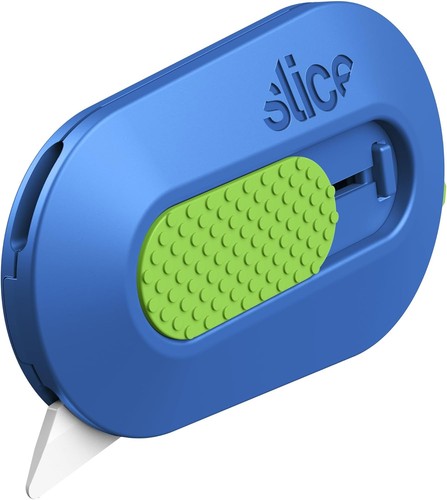 Slice Mini Box Cutter | Manual Retracting | Safe 1 Pack, Blue, Retract ...