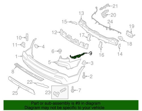 Genuine Kia Bumper Cover Side Reinforced 86677-2P000 | eBay
