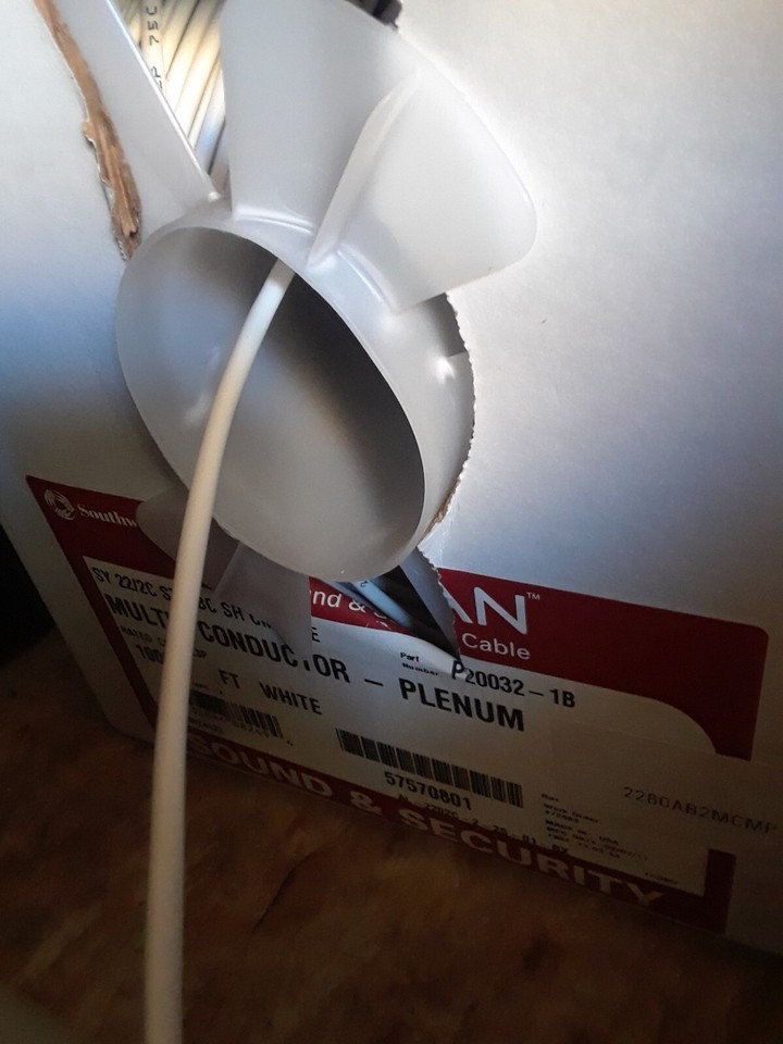 southwire 22/2 22awg 20ft - 150ft Stranded Shielded Plenum Sound ...