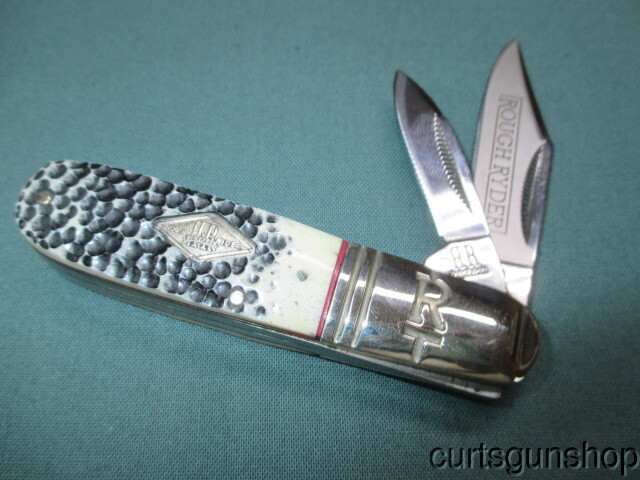 ROUGH RIDER RR-2241 BLACKENED BONE BARLOW STYLE POCKET KNIFE | eBay