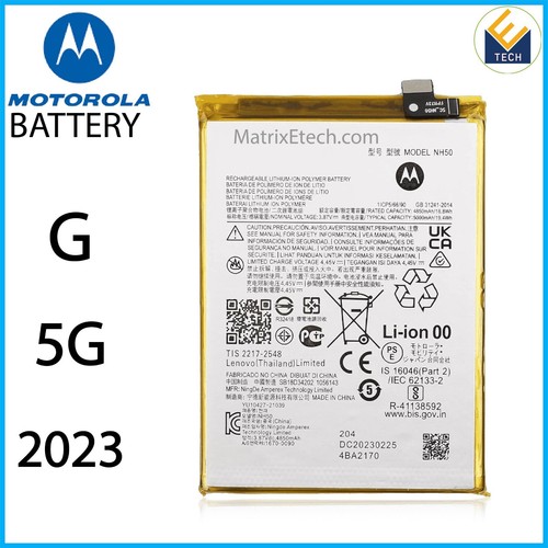 Motorola Moto G 5G (XT2313 2023) Replacement Battery (NH50) (Genuine ...