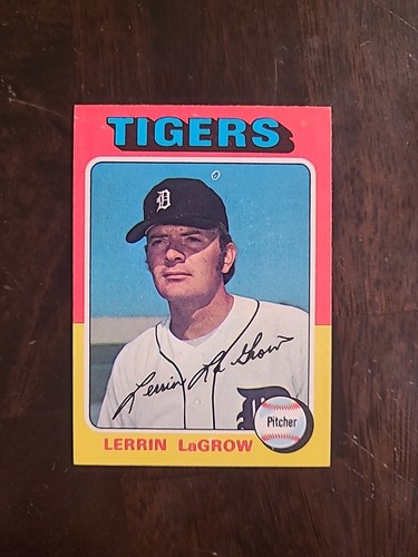 1975 Topps Lerrin LaGrow #116 Detroit Tigers NM | eBay