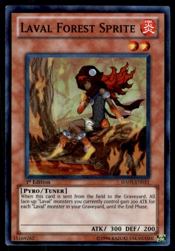 Yu-Gi-Oh! 1st Edition Laval Forest Sprite #HA05-EN011 Light Play | eBay