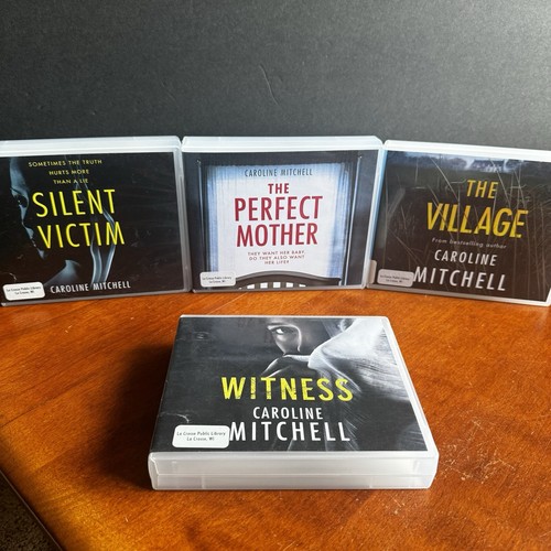 Lot: 4 Caroline Mitchell Audio Book CD Set Silent Victim Perfect Mother Village | eBay