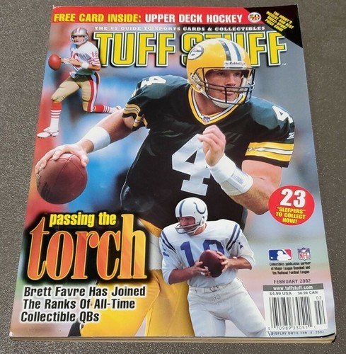 February 2002 Tuff Stuff Magazine -- Brett Favre Green Bay Packers | eBay
