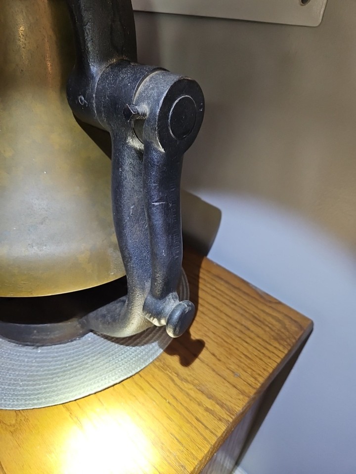 Antique Howard Brass Steam Locomotive Bell 12" Diameter *Local Pickup ...