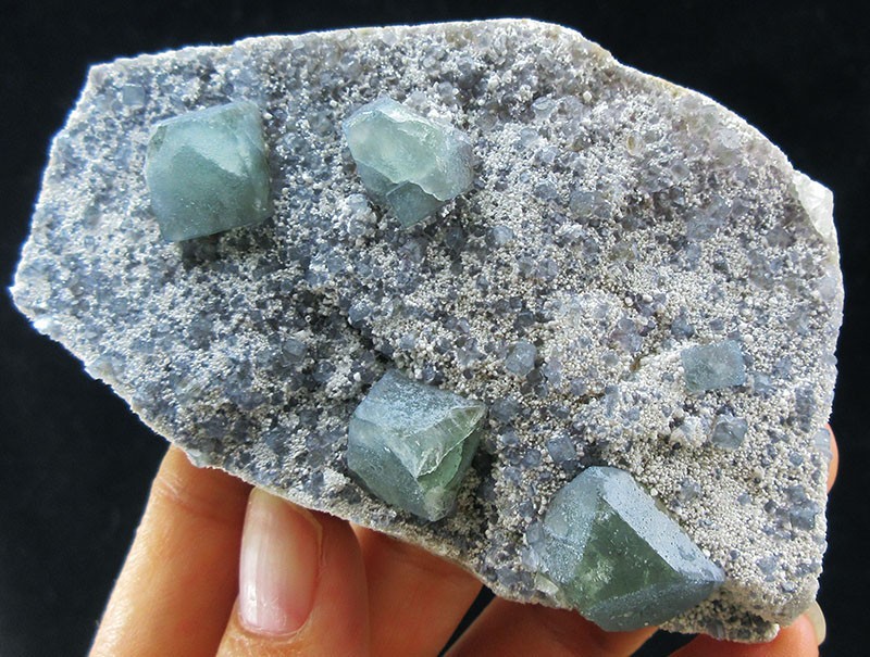 160g morandi/blue/purple/red Fluorite crystal mineral specimen,Inner ...